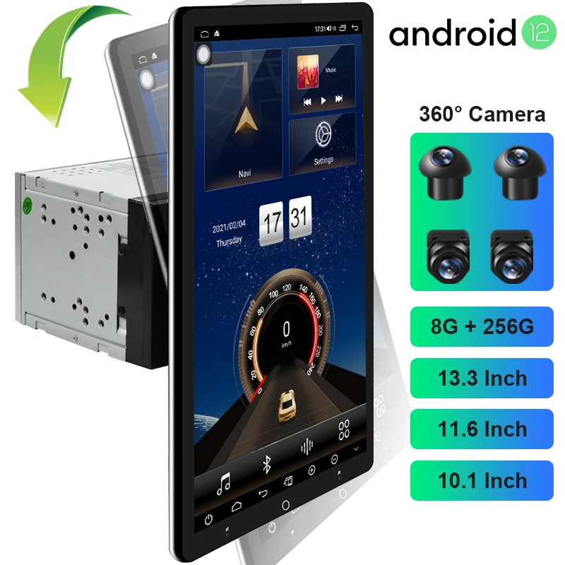 2 Din Android Radio Automotive Multimedia Player With Apple Carplay ...