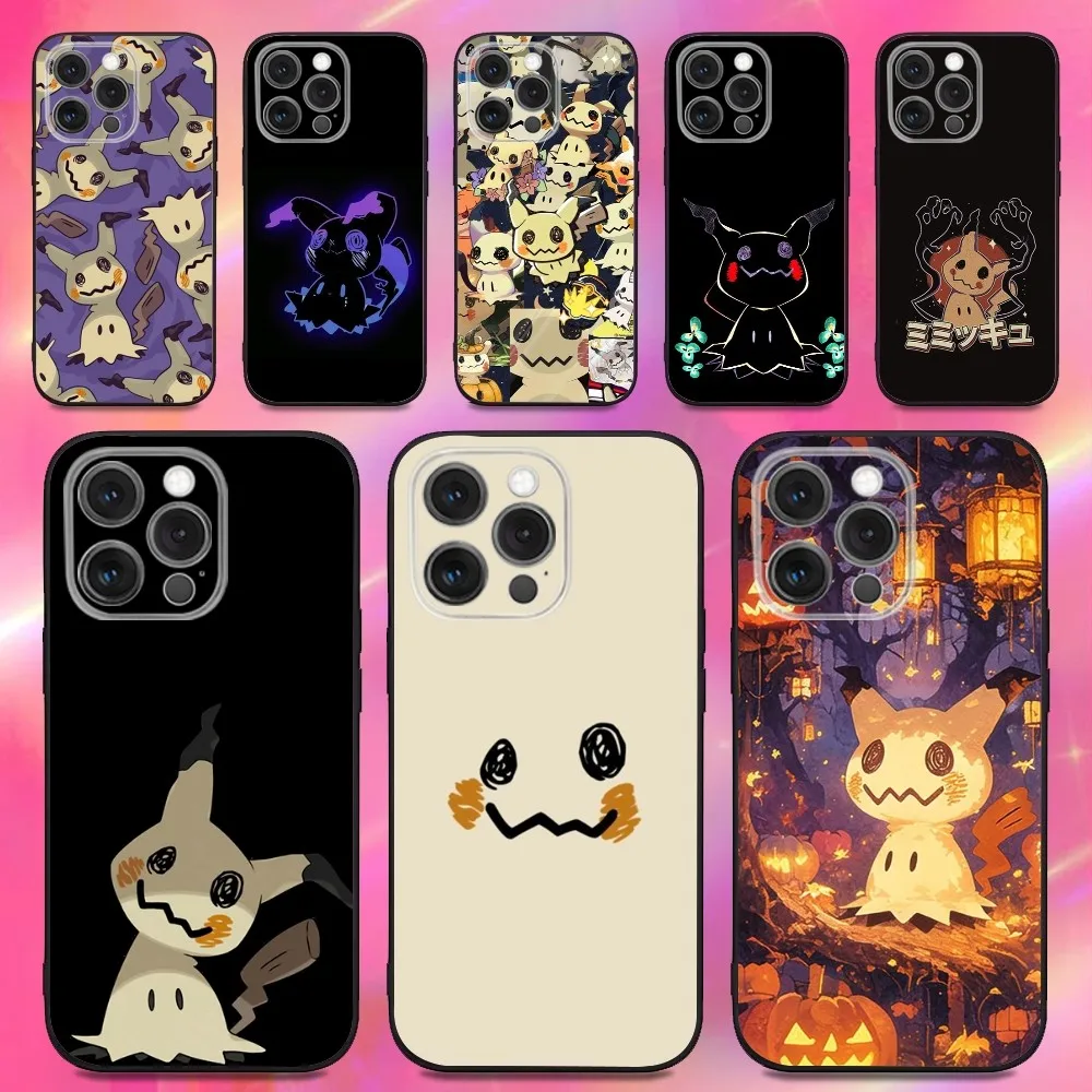 Cute M-Mimikyues Phone Case For iPhone 16,15,14,13,12,11,Pro,Max,Plus,X ...