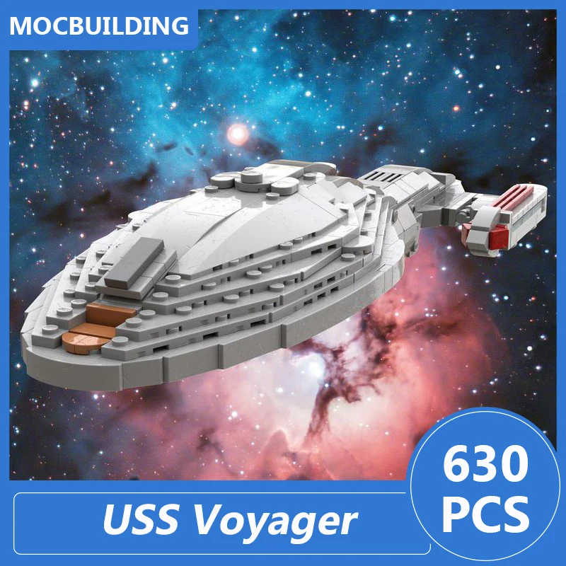 USS-Voyager-1-1050-Scale-Model-Moc-Building-Blocks-Diy-Assemble-Bricks ...