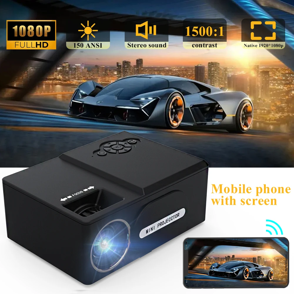 TY60-Mini-Portable-Projector-150ANSI-Support-1080P-HD-Video-Home ...