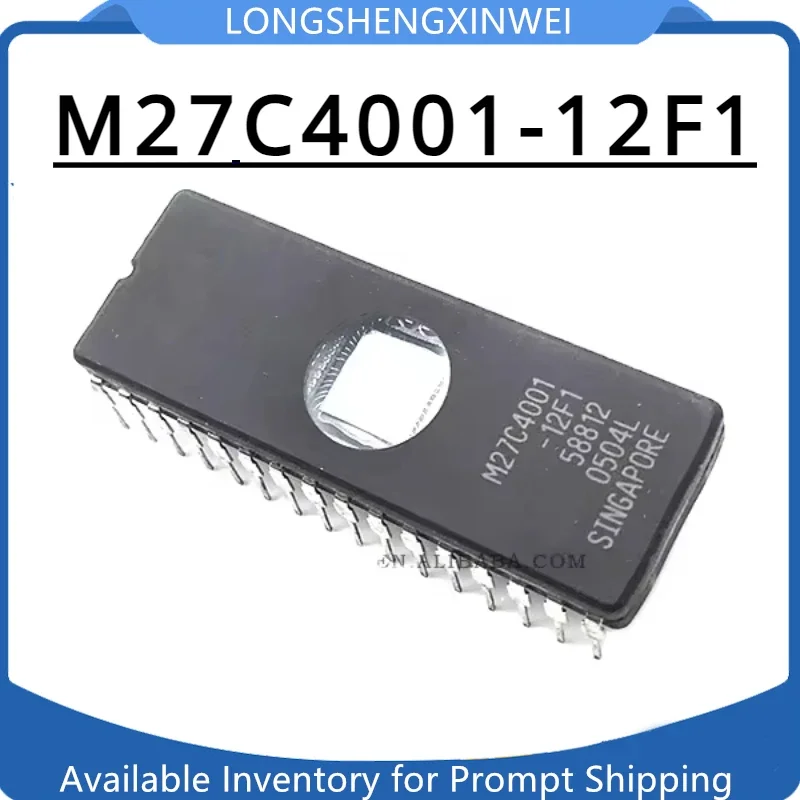 1PCS-New-M27C4001-M27C4001-12F1-CDIP-32-Erasible-Programmable-ROM ...