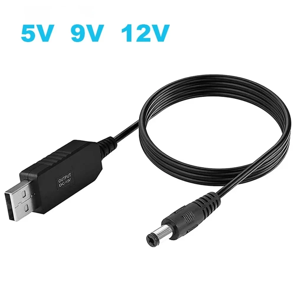 WiFi-to-Powerbank-Cable-Connector-DC-5V-to-12V-USB-Cord-Boost-Converter ...