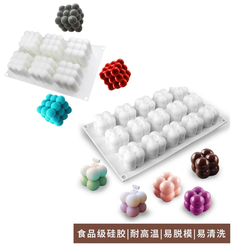 Cake Molds Silicone 3d Bubble | Silicone Mold Bubble Dessert - 15/6 ...