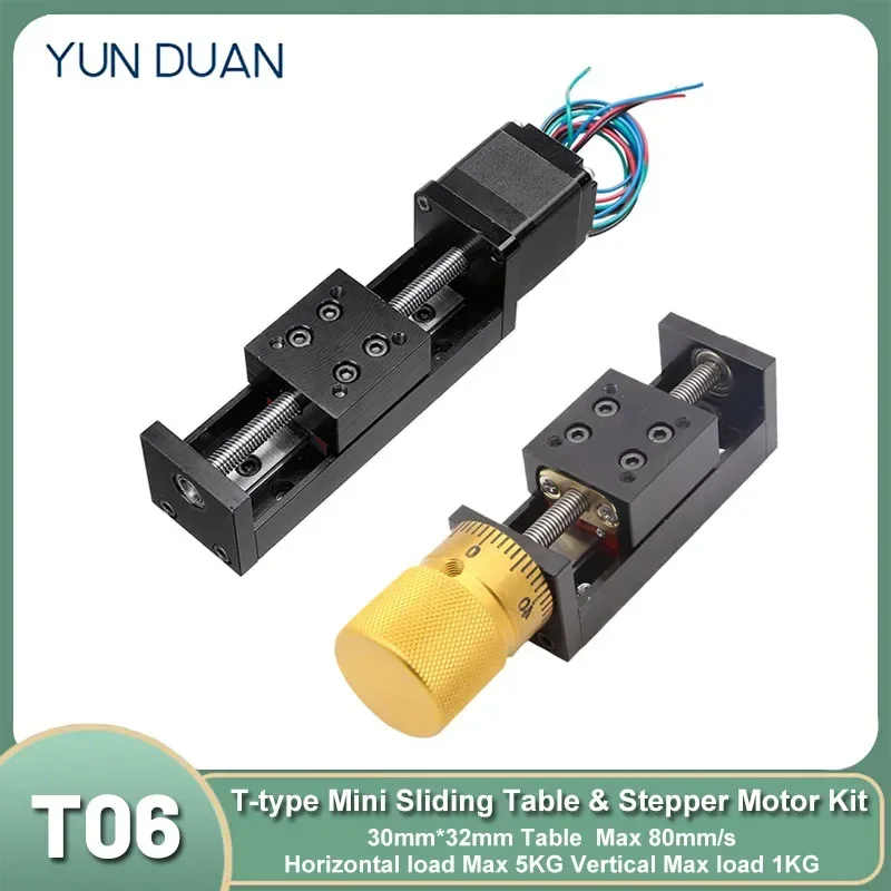 T-type-Mini-Sliding-Table-CNC-Z-Axis-Linear-Actuator-NEMA11-Linear ...