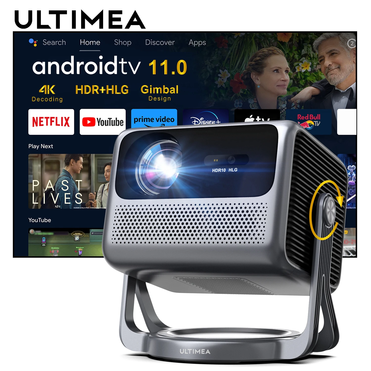 ULTIMEA-Full-HD-Smart-Projector-Android-TV-11-0-with-Netflix-4K-Support ...
