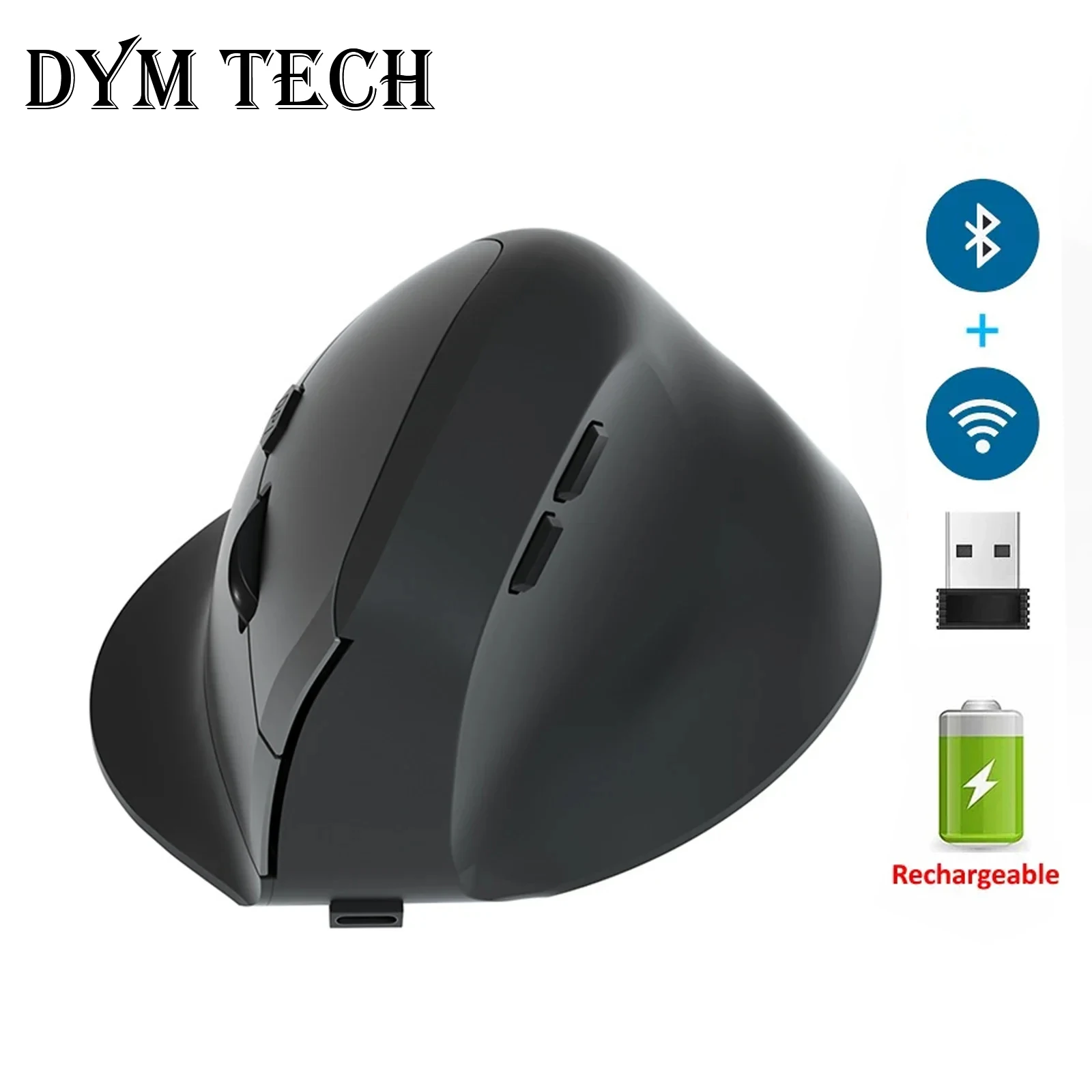 Wireless-Mouse-Ergonomic-Vertical-Mouse-for-Large-Hands-Rechargeable ...