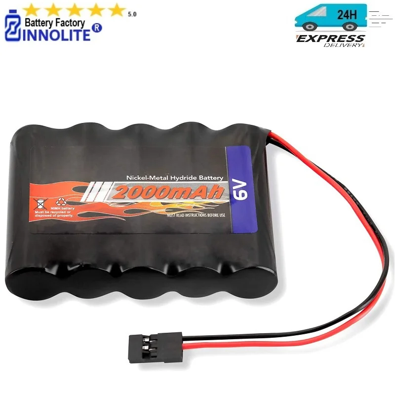 NiMH-6V-High-Capacity-Receiver-RX-Battery-Rechargeable-for-RC-Airplanes ...