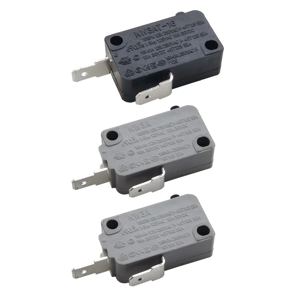 KW3A Microwave Oven Door Interlock Switch 16A 125VAC/250VAC Replacement ...
