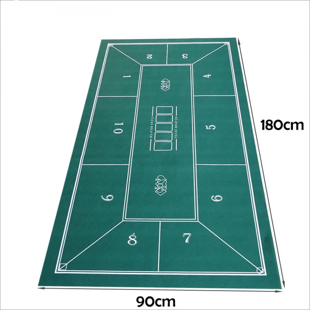 Game Table Cloth Texas Roulette Blackjack Baccarat 180x90cm Non Woven ...