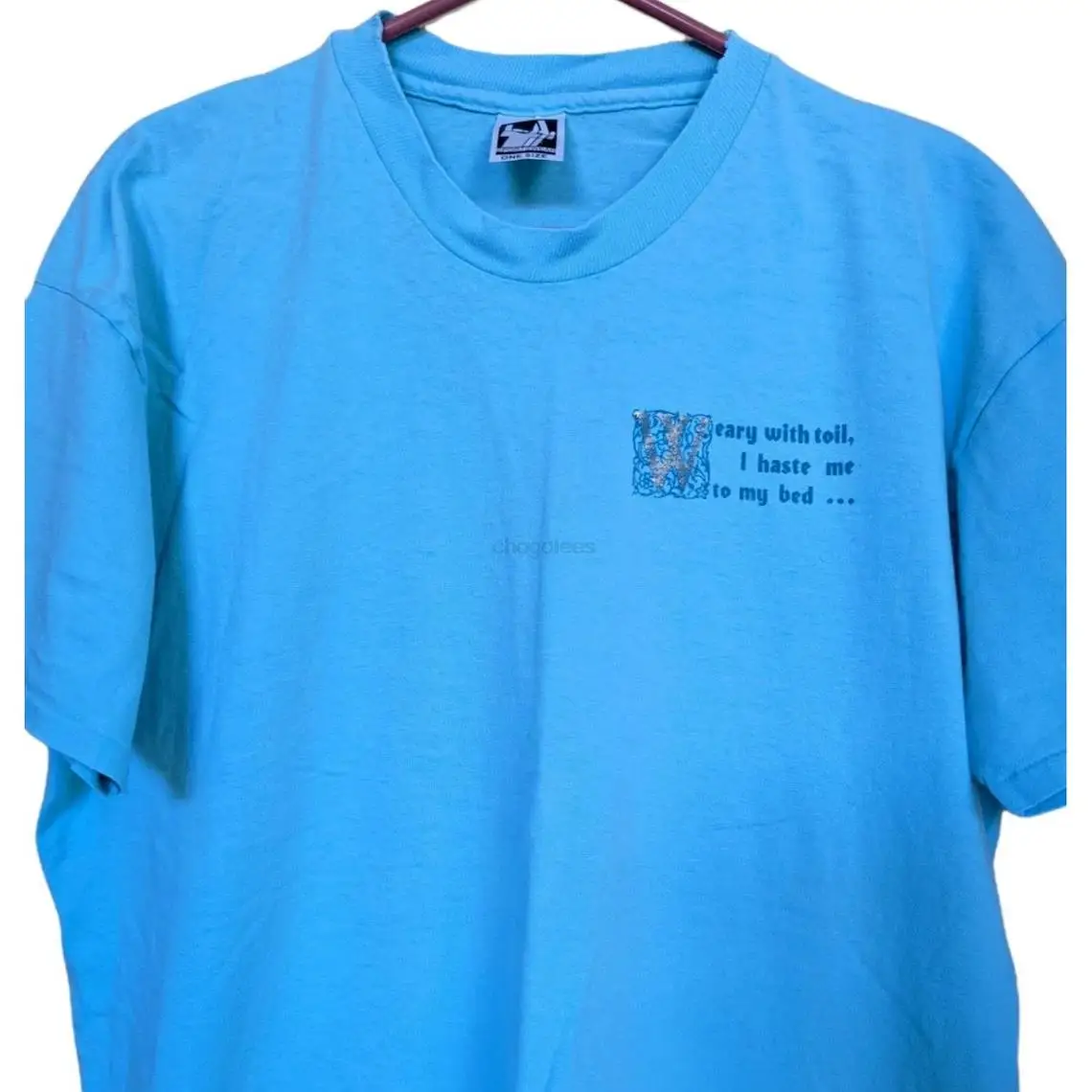 Shakespeare-Sonnet-27-Vintage-90s-Tshirt-Weary-With-Toil-I-Haste-Size ...