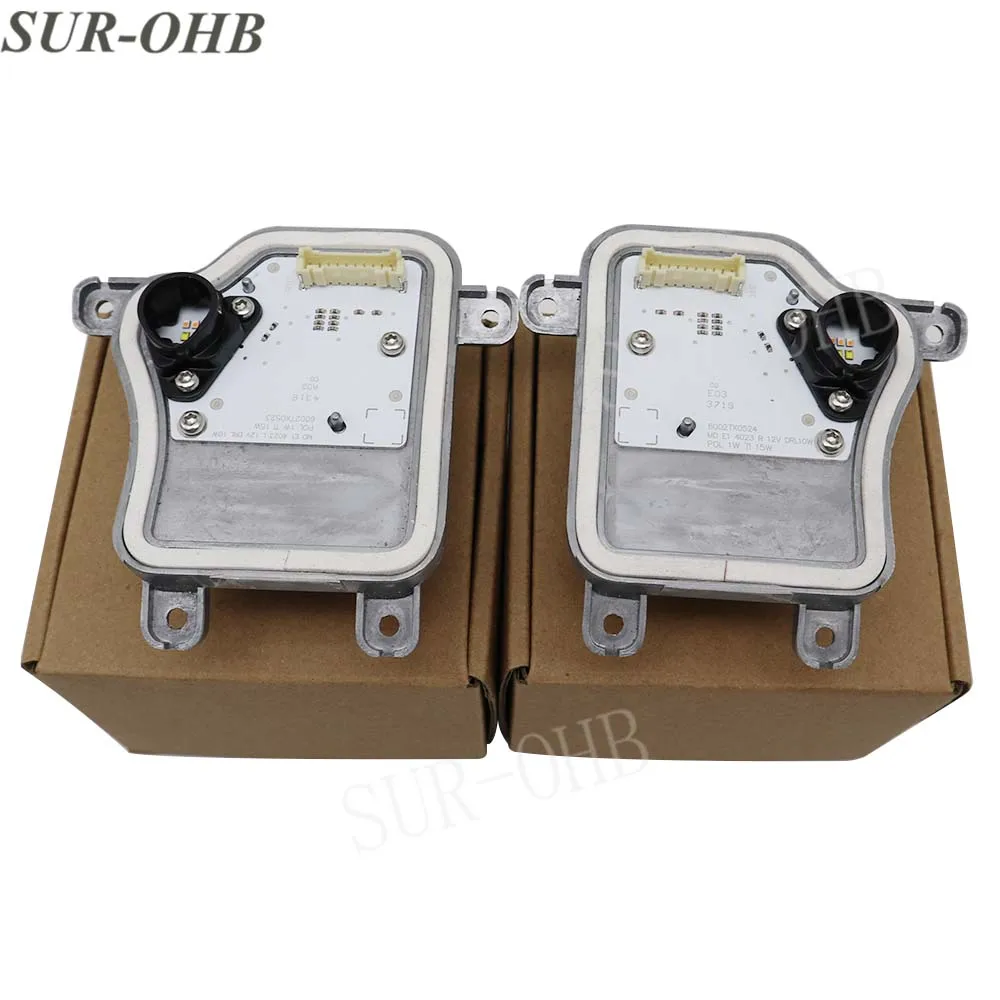 New LED DRL Headlight L 6002TZ0199 6002TX0523 80A998473A 80A998473B ...