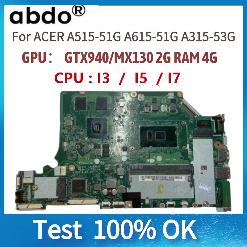LA-E892P-motherboard-For-ACER-Aspire-A515-51G-A615-51G-A315-51G-Laptop ...