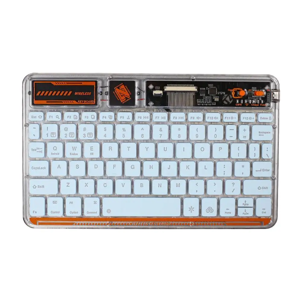 New-Transparent-Backlight-Tablet-Keyboard-For-iPad-Lenovo-Samsung ...