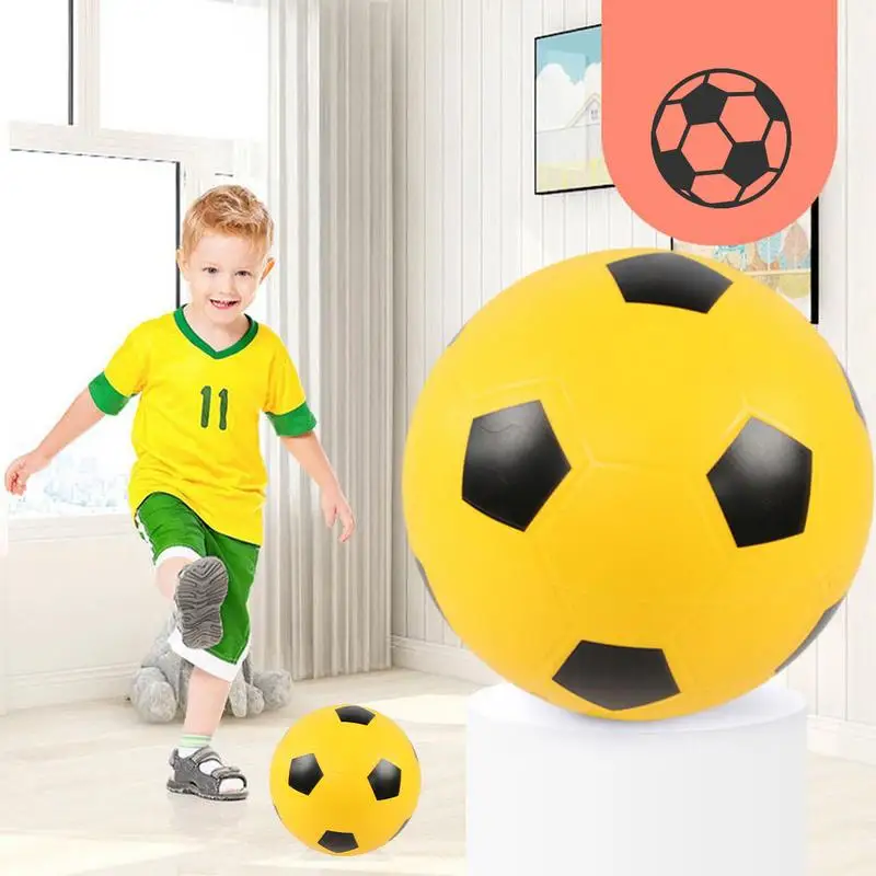 Silent-Football-Indoor-Silent-Foam-Soccer-Ball-Mute-Bouncing-Ball ...