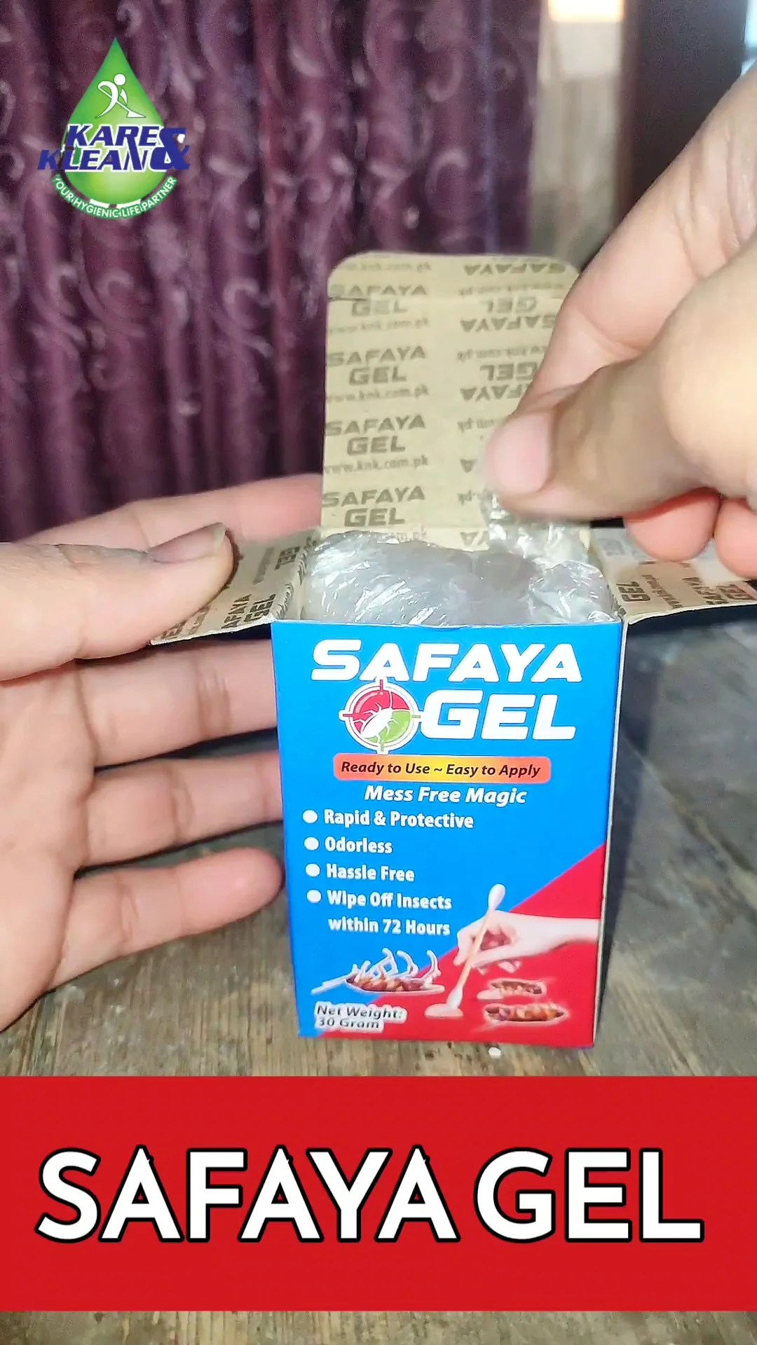Safaya Gel, Smart Cockroach Killer Gel, 30gm, Insect Killer, Crawling ...