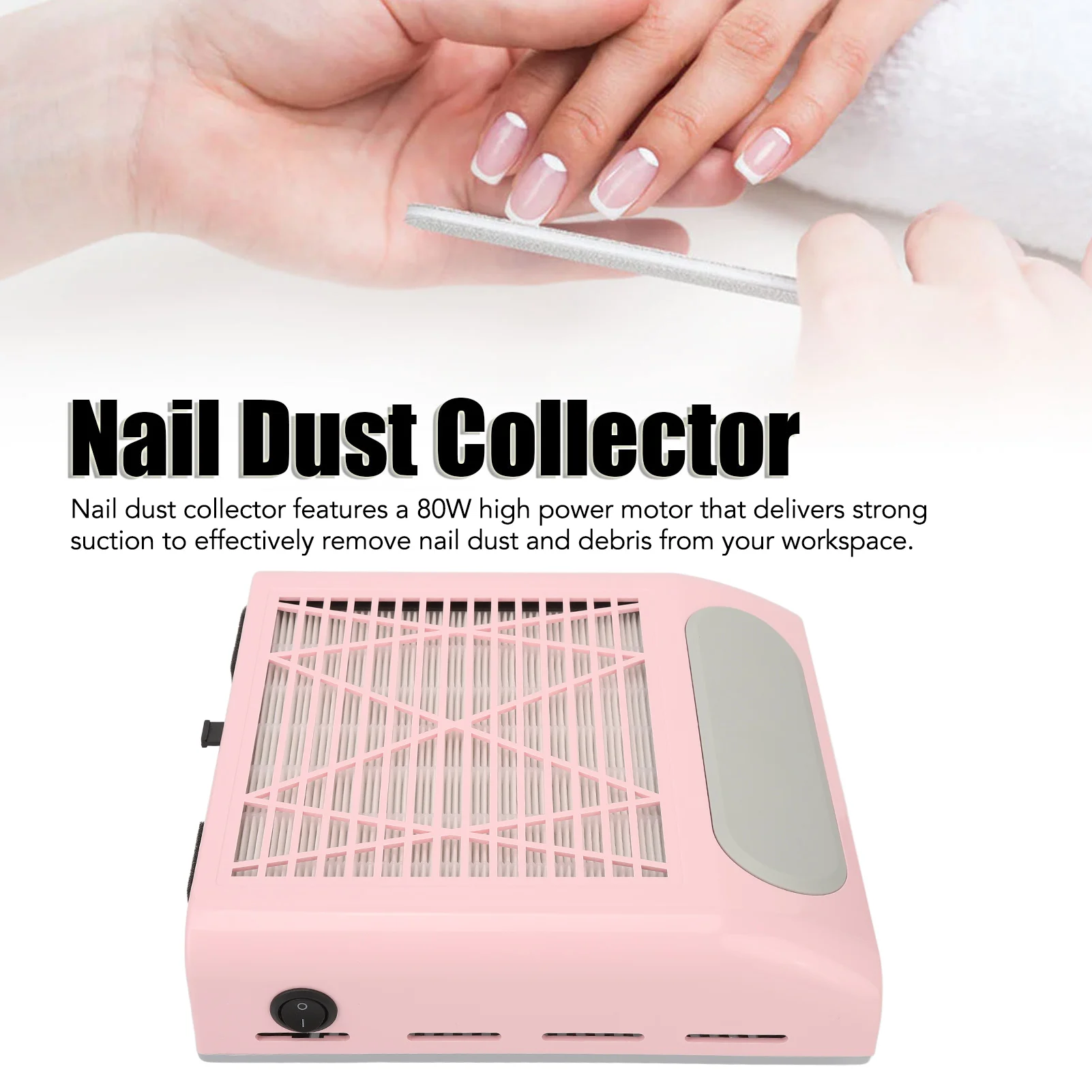 Nail-Dust-Collector-Nail-Vacuum-Cleaner-Easy-Cleaning-Reusable-Filters ...