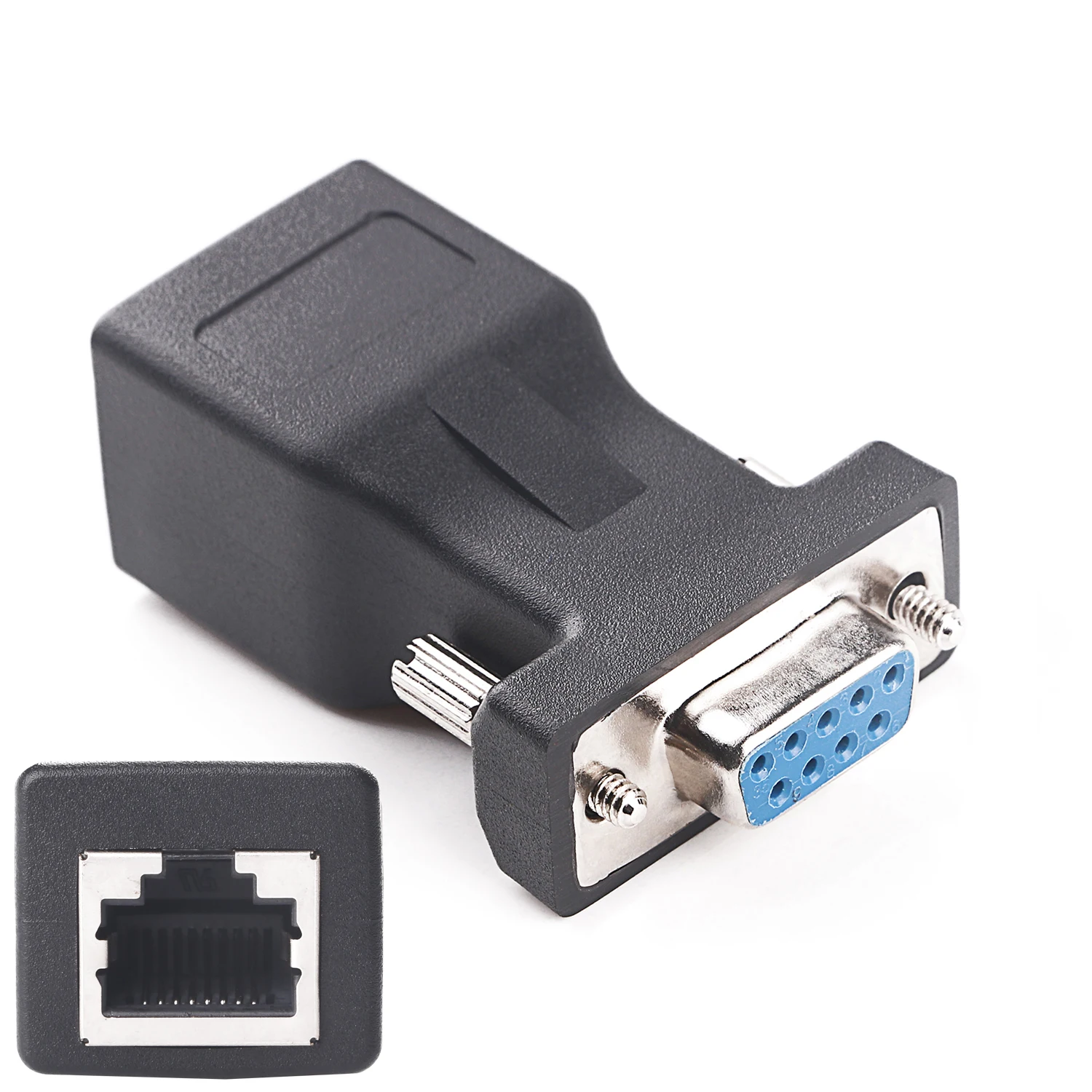 RJ45-to-DB9-Adapter-RS232-Serial-Port-COM-to-RJ45-Male-to-Female ...