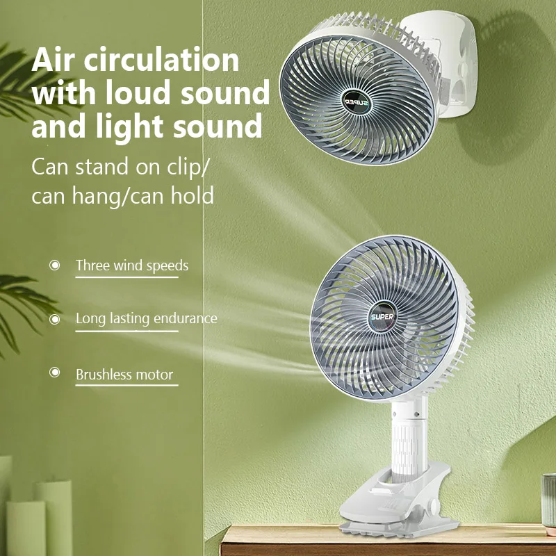 USB-Clip-Fan-Portable-Electric-Fan-Home-Desktop-ventilador-Adjustable ...
