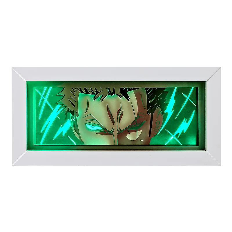 2023 Japanese Anime Paper Cut Light Box Anime Shaodw Box Frame Led ...