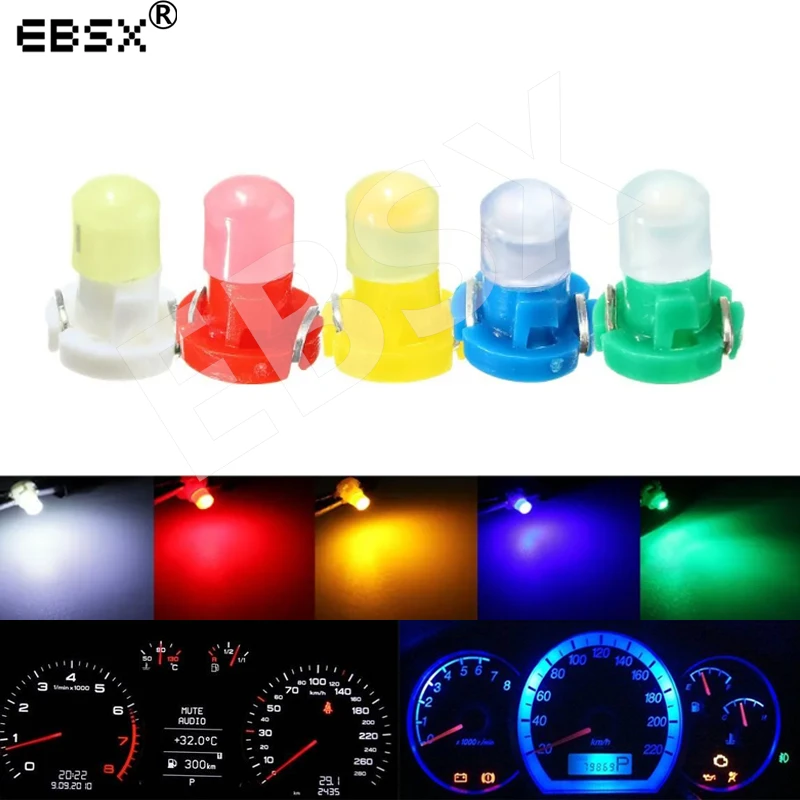 10Pcs-12V-T3-T4-2-T4-7-LED-Bulbs-Car-Gauge-Speedo-Dash-Bulb-Dashboard ...