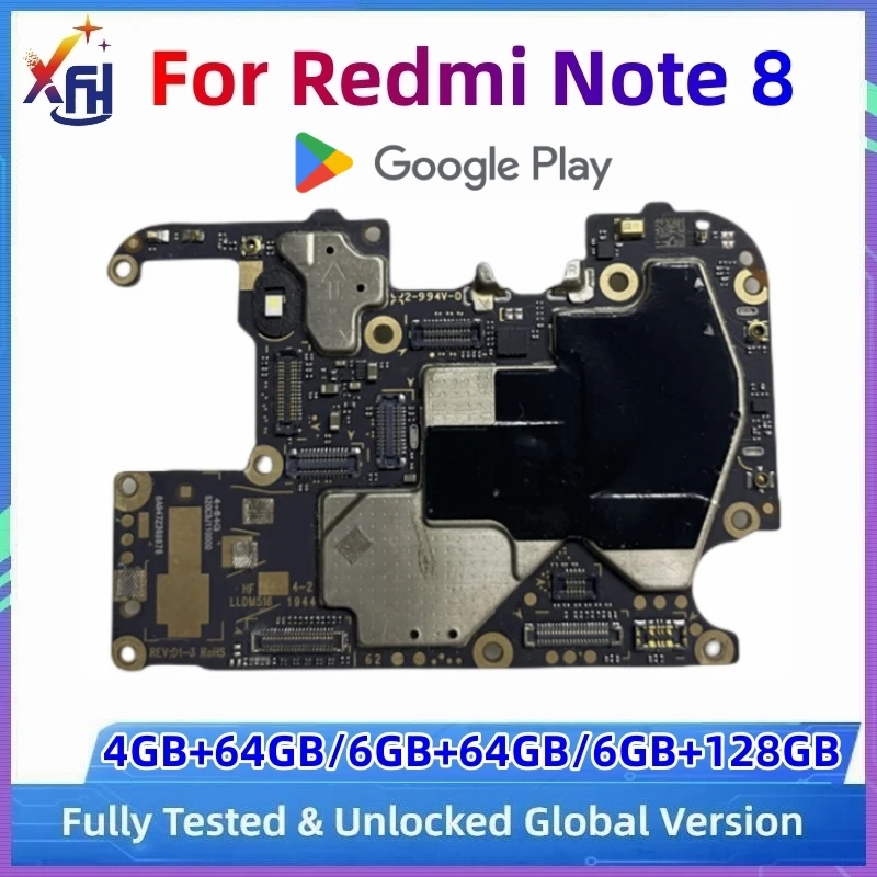Good Tested Full Work Original Unlock Motherboard For Xiaomi Redmi Note ...