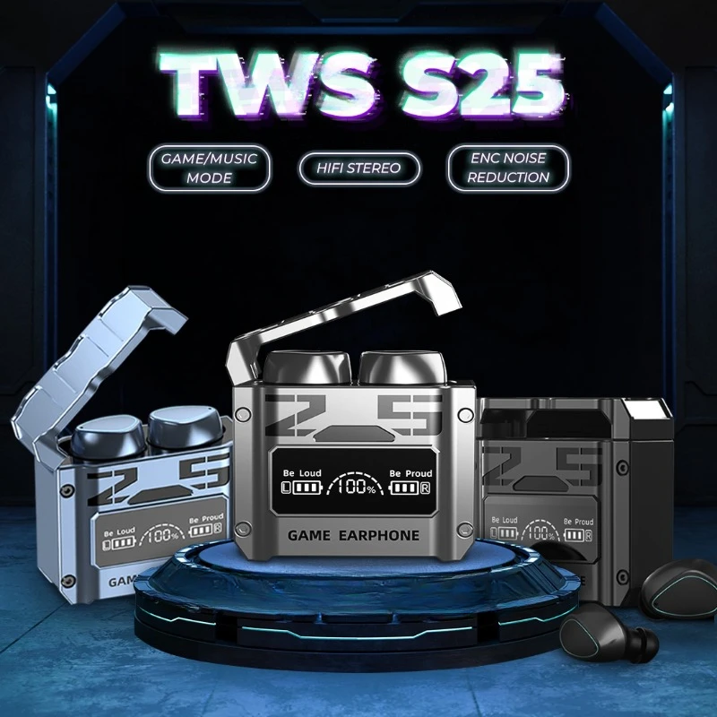 M25-TWS-Wireless-Headphones-Earphones-Bluetooth-Touch-Control-Noise ...