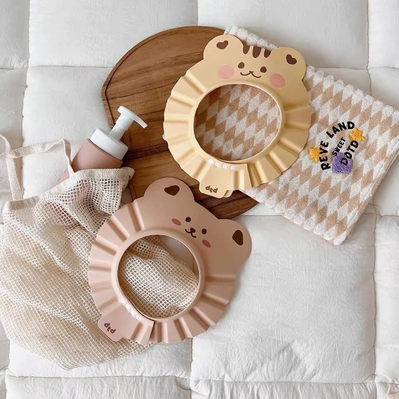 Adjustable-Baby-Shampoo-Cap-Soft-Hair-Wash-Hat-for-Kids-Bathing-Shower ...