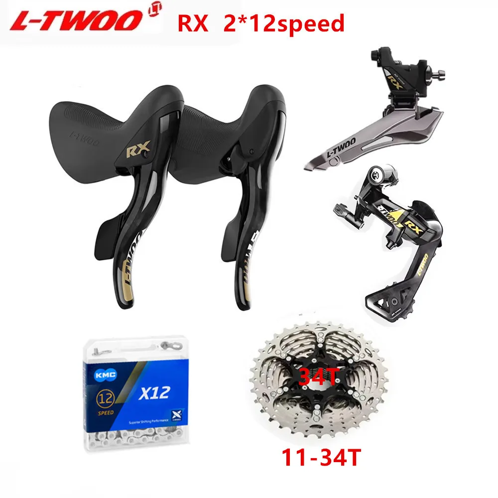 LTWOO RX Road Bicycle 2x12 Speed Carbon Fiber Manual Transmission ...