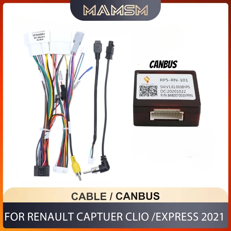 Android Car Radio Multimedia Canbus box Adaptor For Renault Captur ...