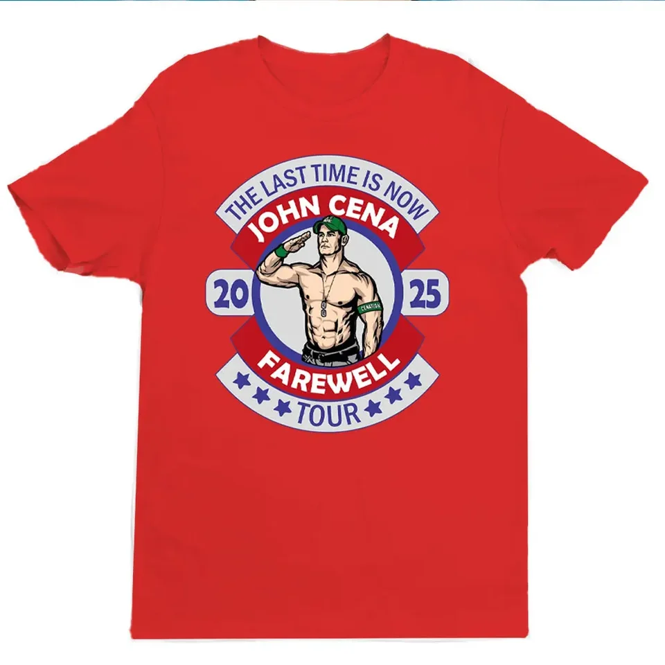 Wwe John Cena 2024 Nuova Maglietta The Last Time Is Now John Cena
