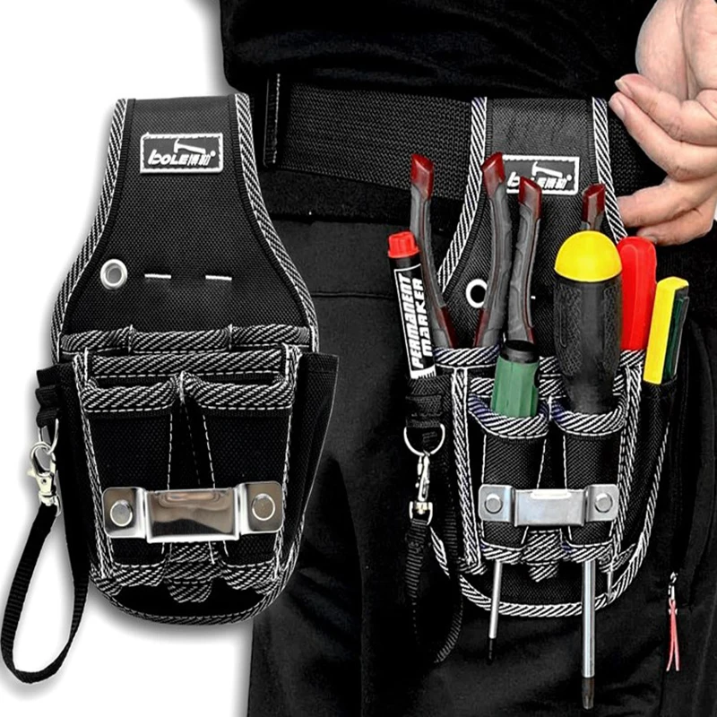 Tool Bag Multifunctional Nylon Fabric Tool Belt Screwdriver Kit Holder ...