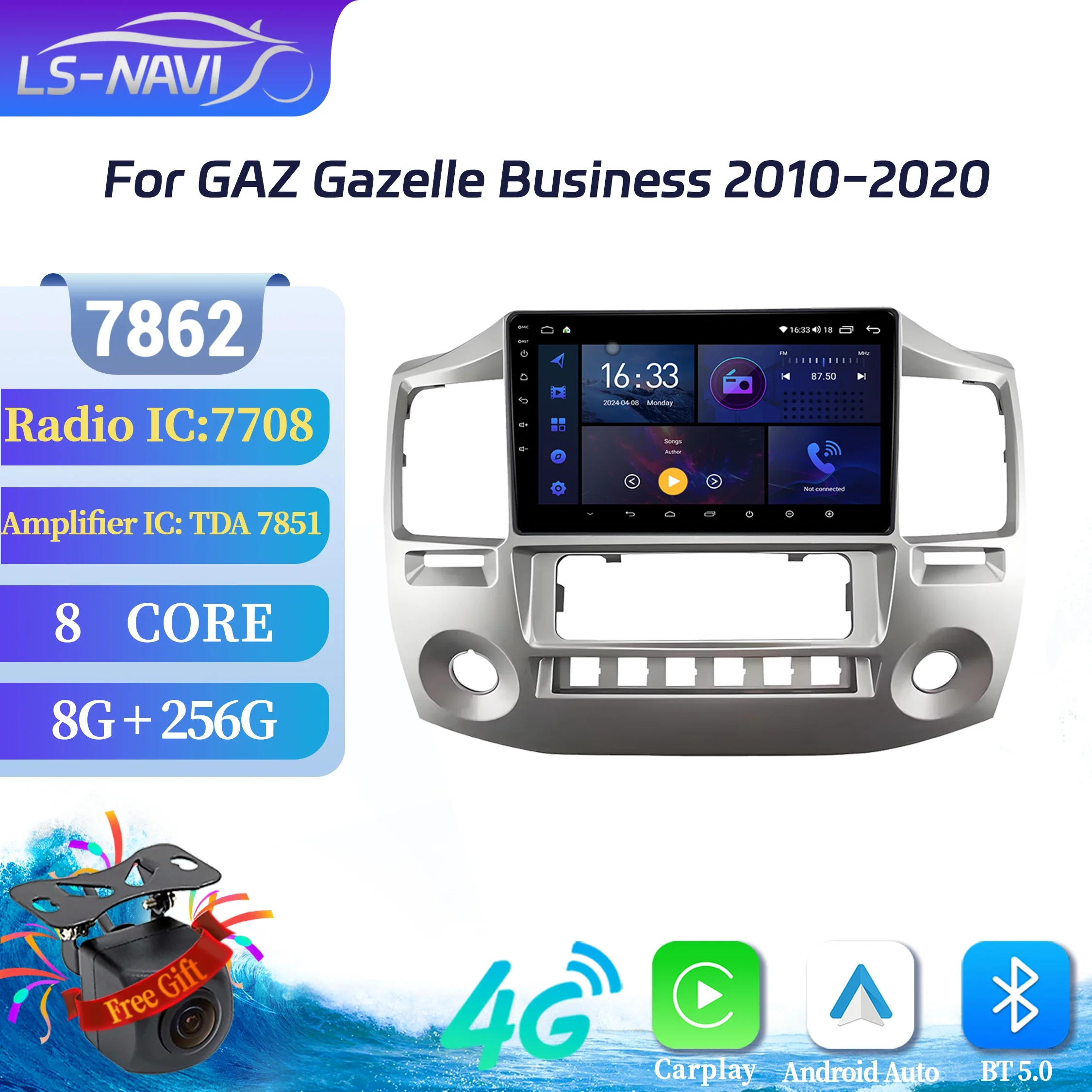 For GAZ Gazelle Business 2010-2020 Car Radio Navigation For Car ...