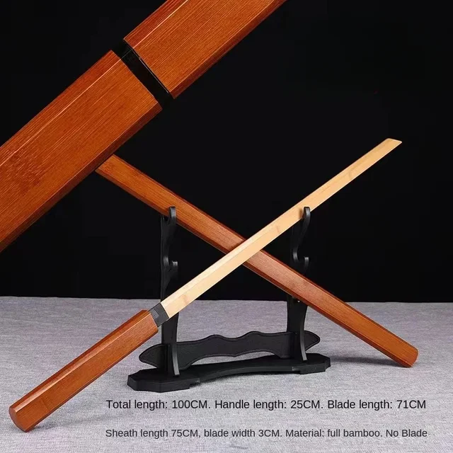 Unsharped Wooden Knife Kendo Samurai Iaido Martial Arts Duel Fencing ...