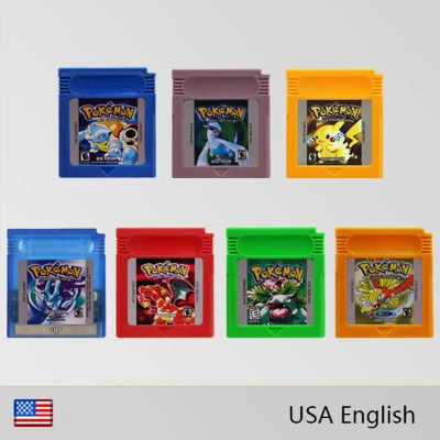 GBC-Pokemon-series-game-cartridge-16-bit-video-game-console-card-blue ...