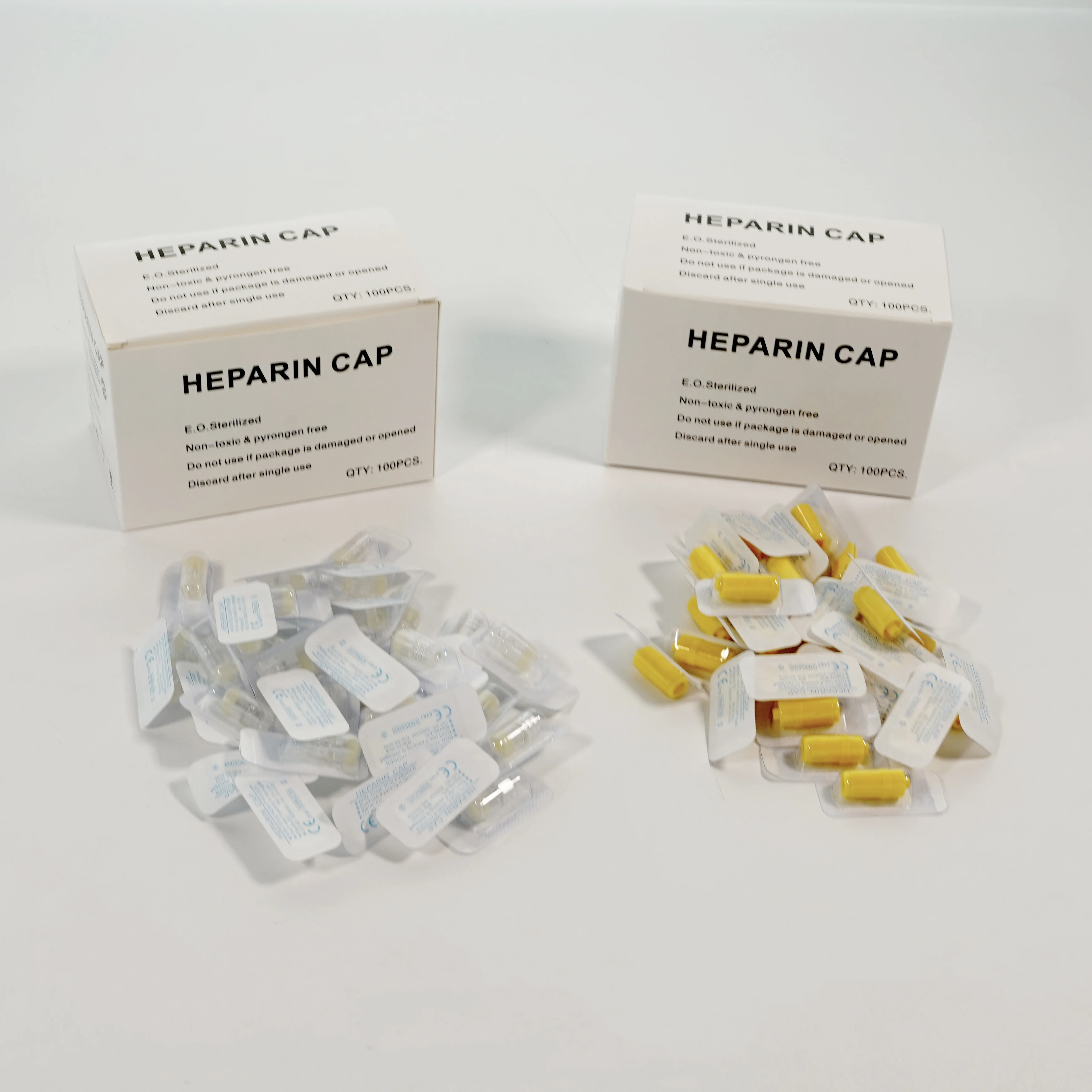Heparin Cap IV Disposable Cannula Heparin Caps for Dog Cat Pet ...