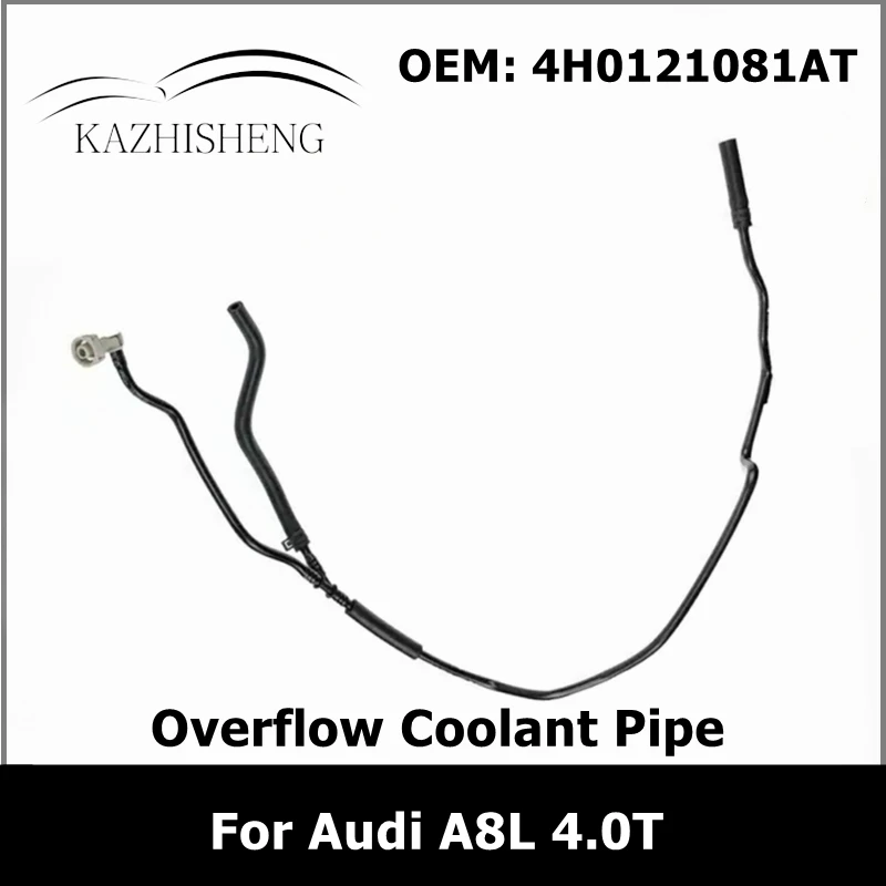 4H0121081AT-Engine-Crankcase-Breather-Hose-Radiator-Overflow-Coolant ...
