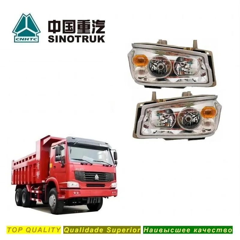 HOWO-Truck-2011-Model-High-Quality-Left-and-Right-Headlight-Head-Lamp ...