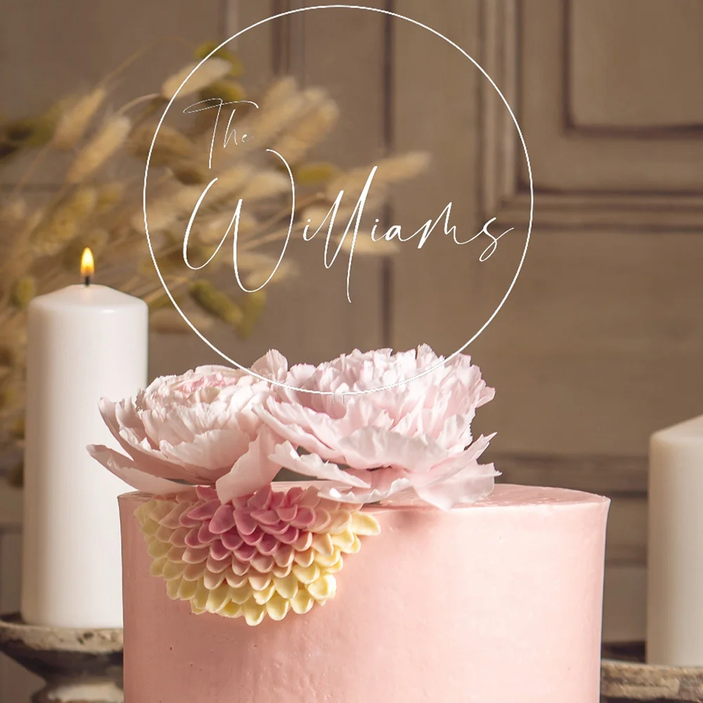 Topper-de-bolo-personalizado-nomes-de-casal-acr-lico-transparente-personalizado-mr-e-sra-redondo ...