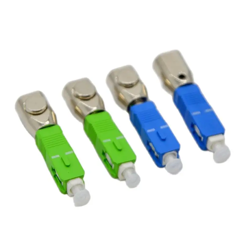 NEW-Optical-Fiber-Adapter-Connector-SC-UPC-Circular-Bare-Fiber-Flange ...