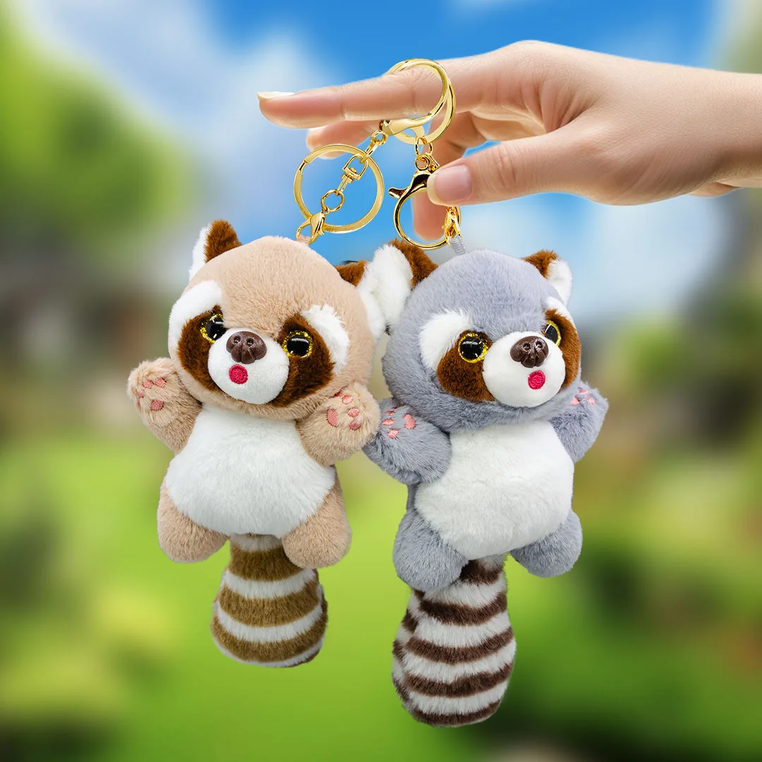 LLavero-de-Animal-Crossing-Mini-llavero-de-Peluche-de-moda-colgante-de ...