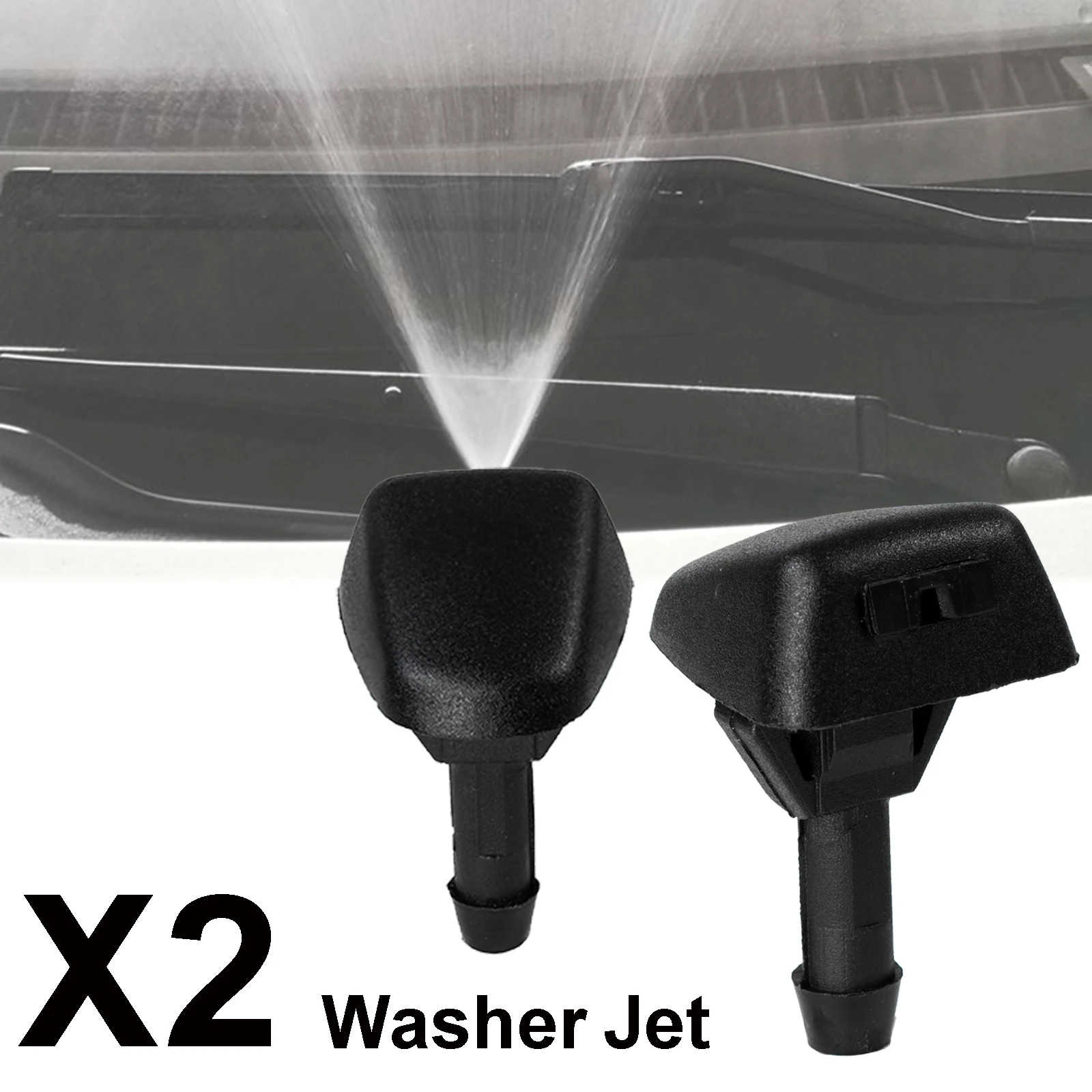 Nozzle Spray Front Window Windscreen Windshield Washer Jet Wiper Nozzle ...