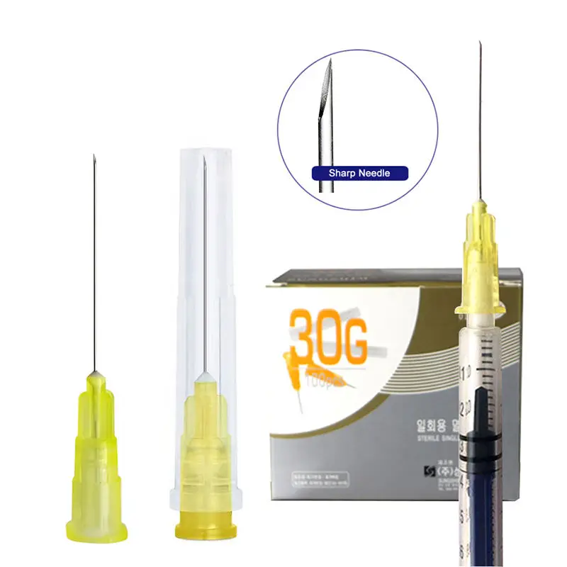 Medical Sterile Hypodermic Needle Mesotherapy Fine Smooth Sharp ...