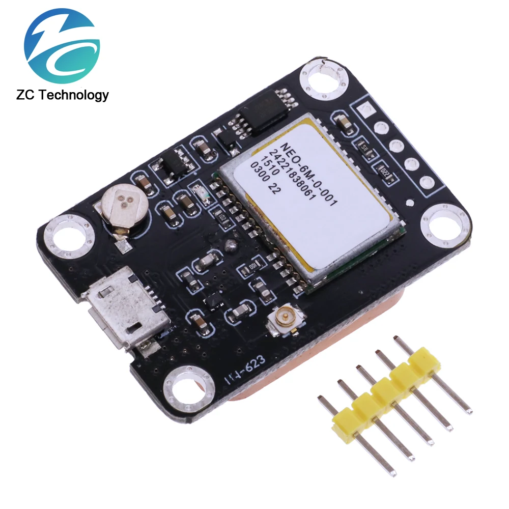 Micro USB NEO6MV2 GPS Satellite Positioning Module Development Board ...