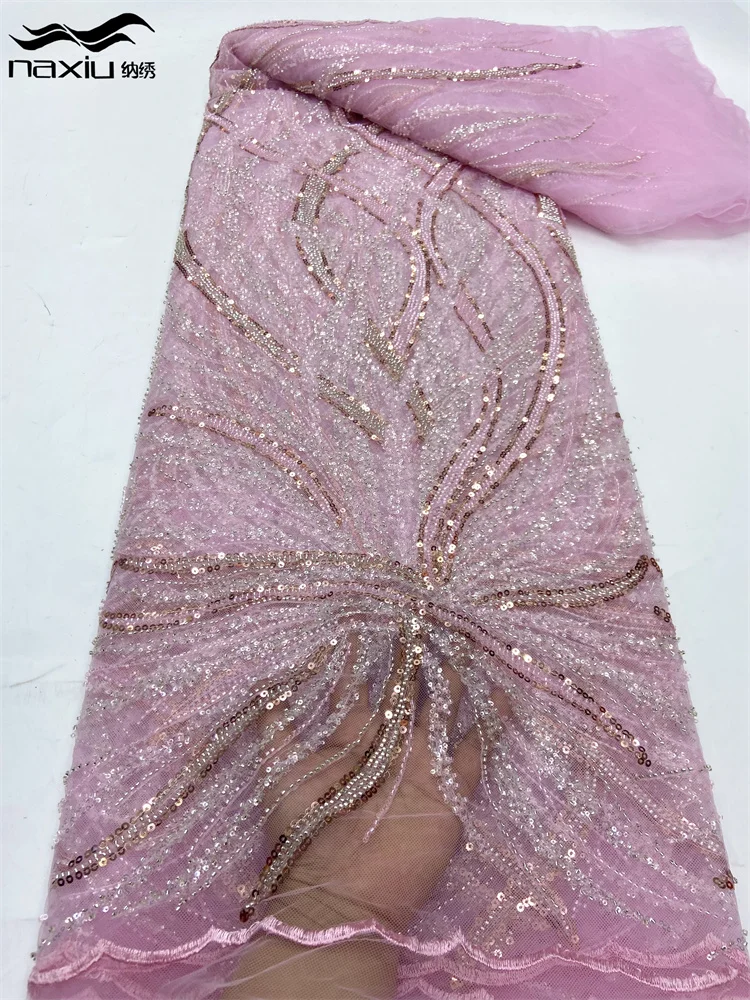 Madison-Africano-lantejoulas-frisada-tecido-de-renda-bordado-do-noivo ...