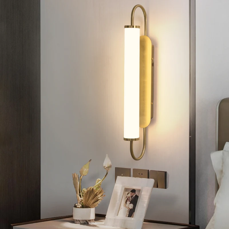 LED Modern Wall Lamps Nordic Simple Living Dining Room Bedroom Wall ...
