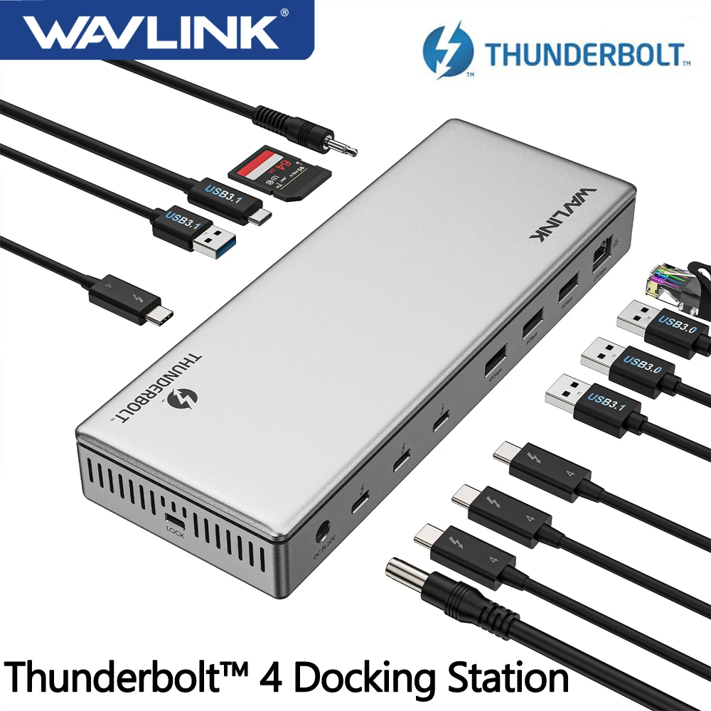 Wavlink-Thunderbolt-4-Docking-Station-SINGLE-8K-DUAL-4K-98W-PD-MacBook ...