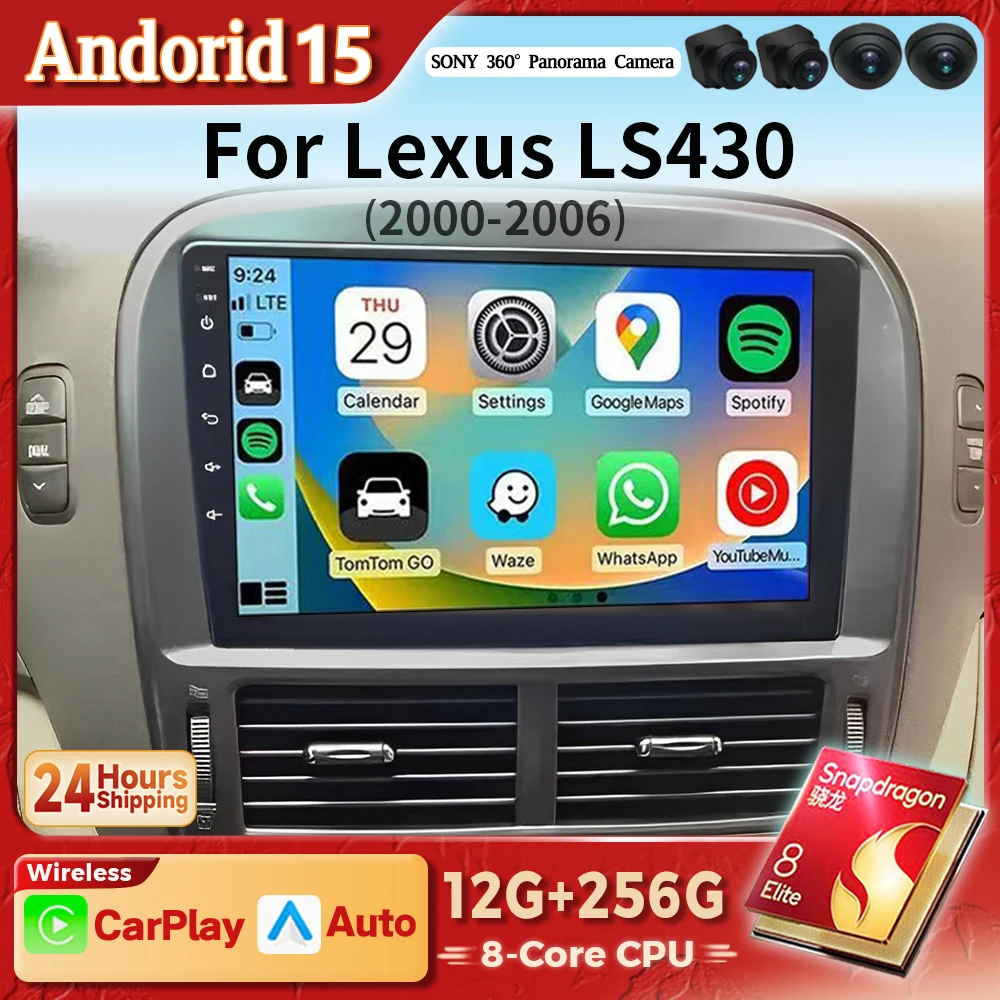Android 15 Carplay Auto 2K Bildschirm Auto Radio BT Multimedia Player ...