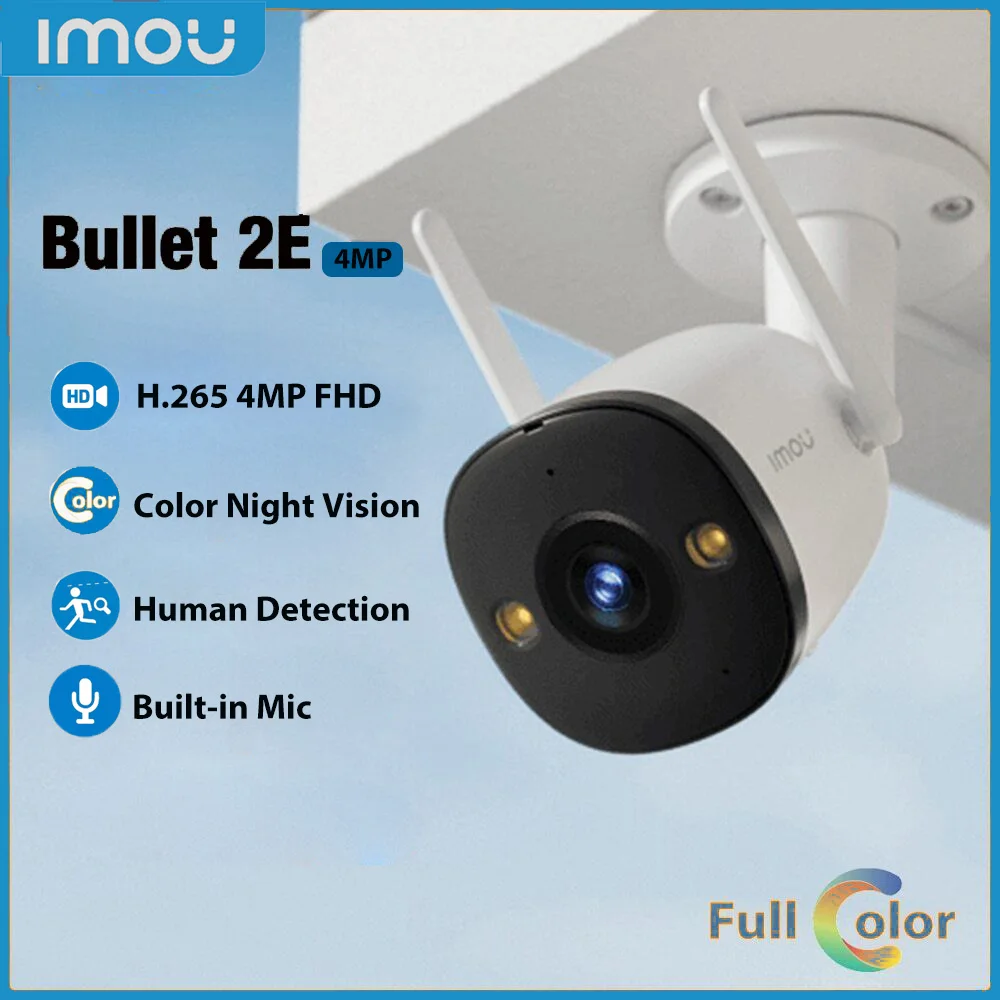 Imou-Wifi-Camera-Bullet-2E-4MP-Smart-Color-Night-Vision-Built-in-Mic ...