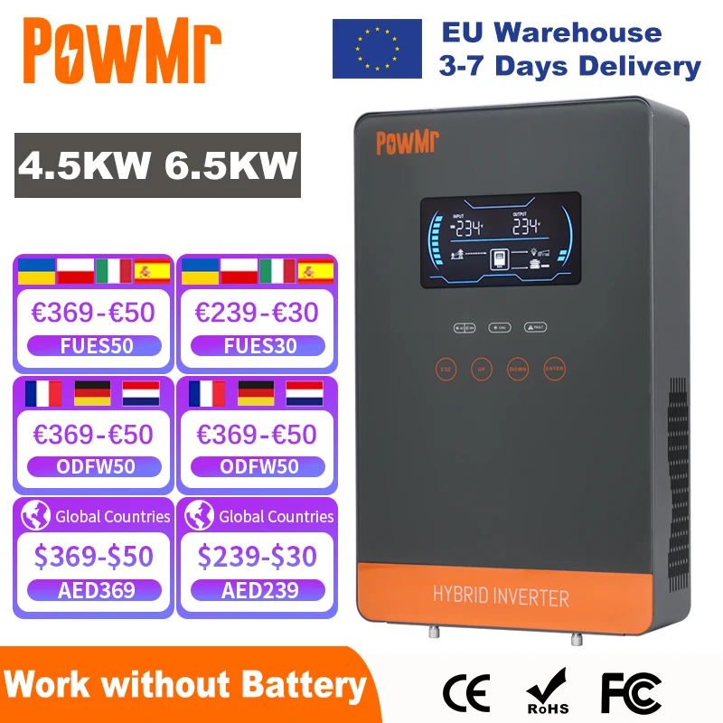 PowMr-4500W-6500W-Hybrid-Solar-Inverter-24V-48V-230V-Off-Grid-Pure-Sine ...
