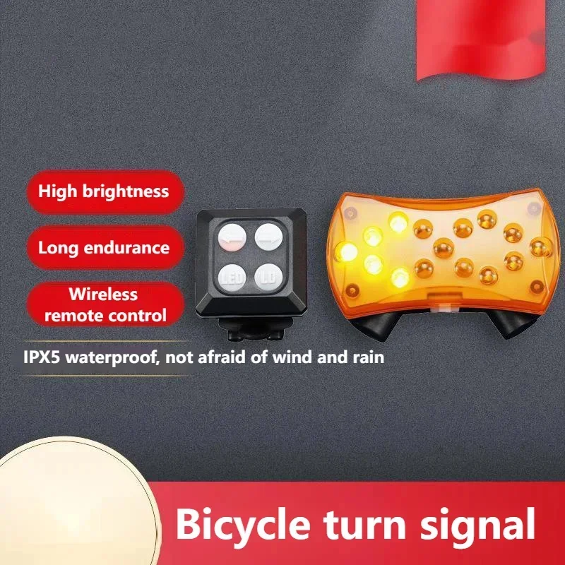 Bicycle-Turn-Signal-LED-Outdoor-Cycling-Accessories-USB-Charging ...